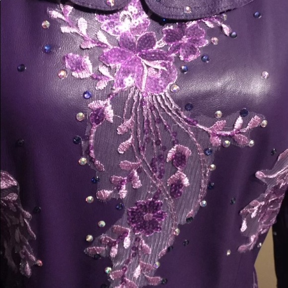 Western Reflections by Donna Riva | Dresses | Purple Lambskin Rodeo ...